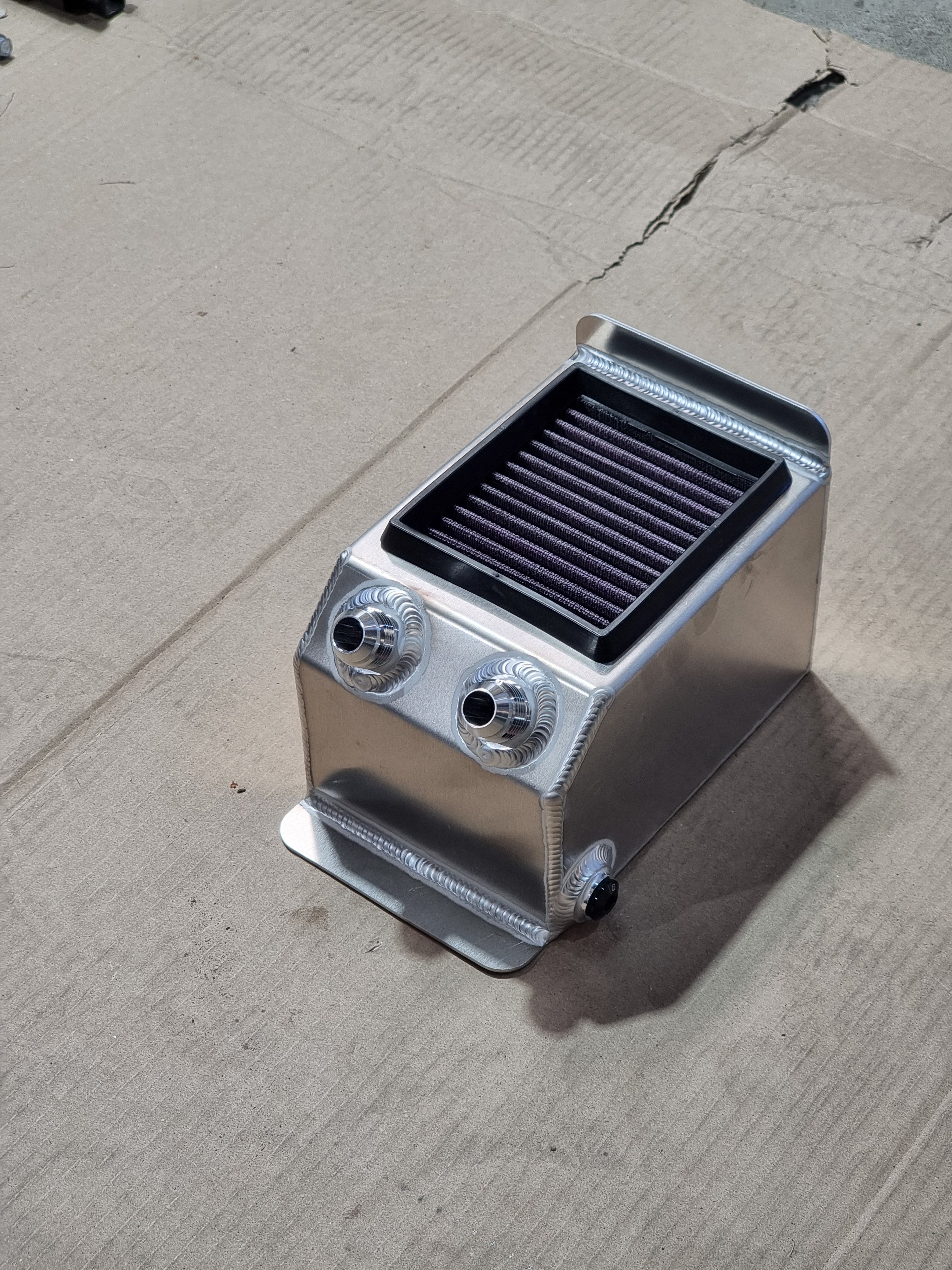 Custom Catch Cans and Accessories, weld fittings, filters etc.
